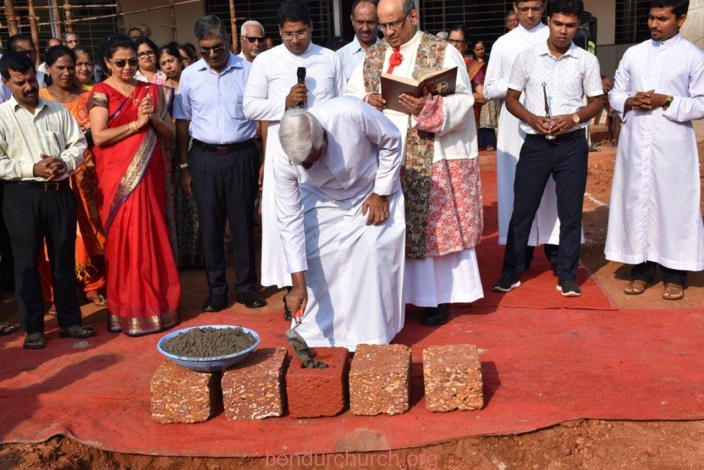 Laying of Foundation Stone – St. Sebastian Church, Bendur